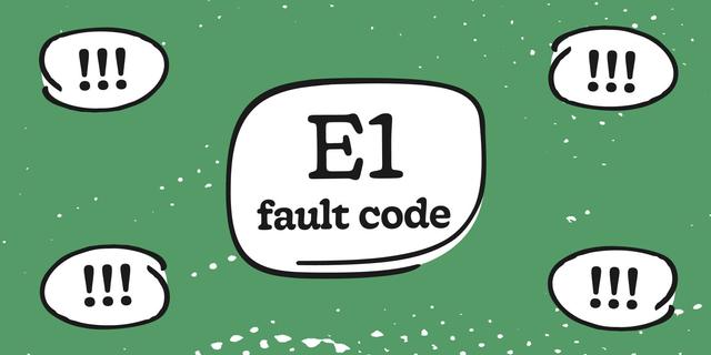 What does E1 mean on a boiler? E1 error code solutions