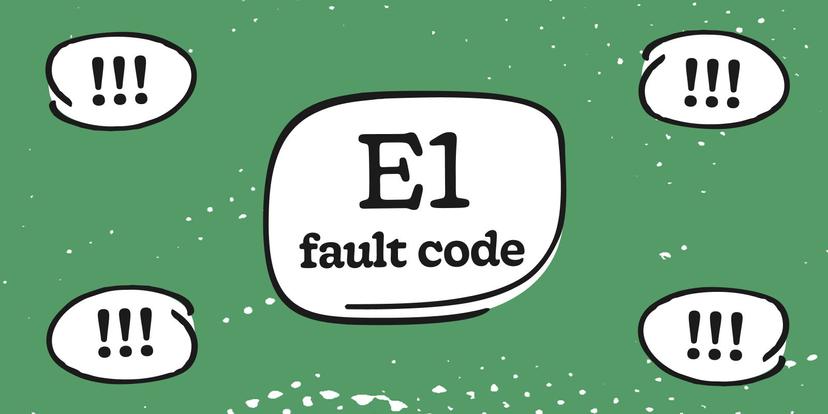 What does E1 mean on a boiler? E1 error code solutions