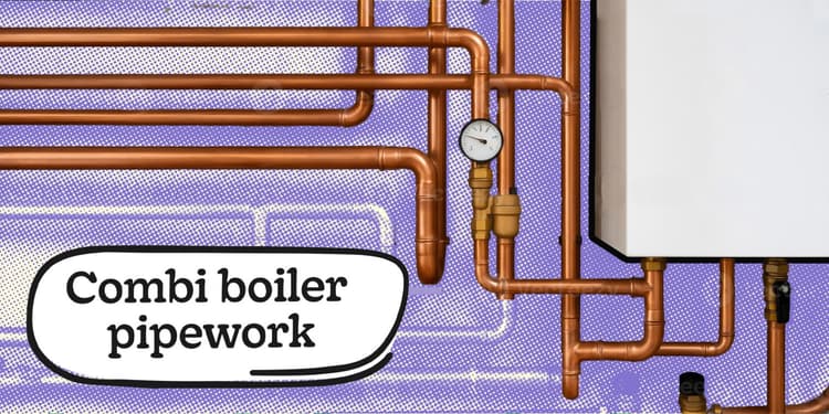 Combi Boiler Pipework Layout Diagram UK